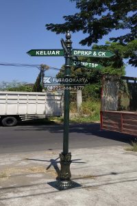 Jasa Pembuatan Tiang Penunjuk Arah Jalan - Futago Karya