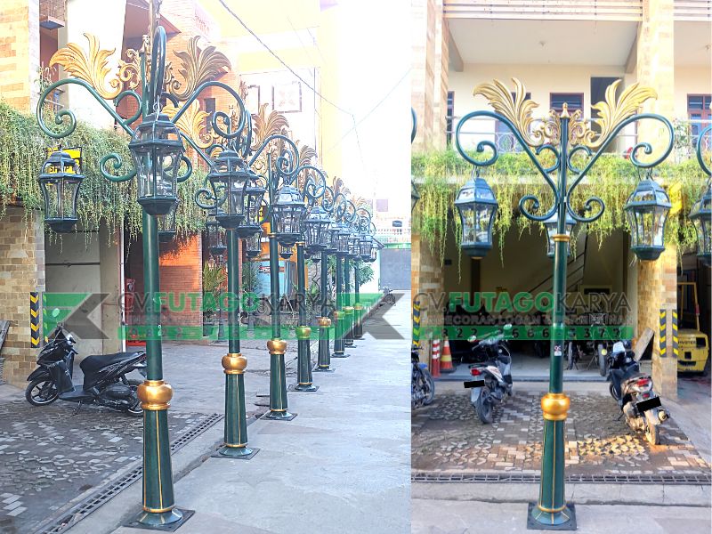 Tiang Lampu Jalan Solo Besi Cor - Futago Karya Tiang Lampu Jalan Solo Besi Cor - Futago Karya