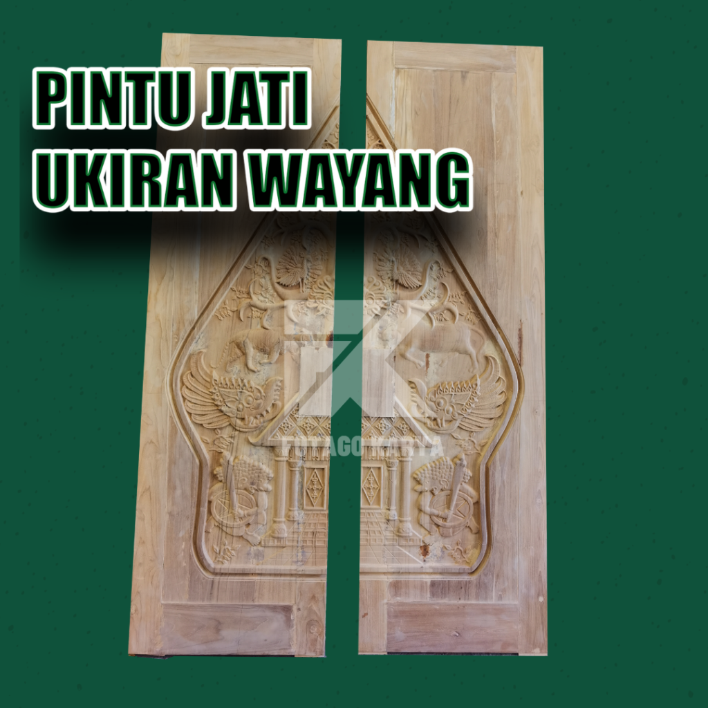 Pintu Jati Ukiran Wayang - Pintu Jati Ukiran Wayang