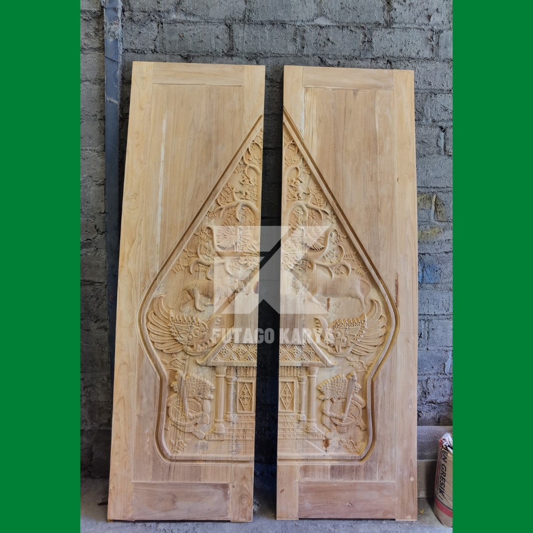 Pintu Jati Ukiran Wayang - Pintu Jati Ukiran Wayang