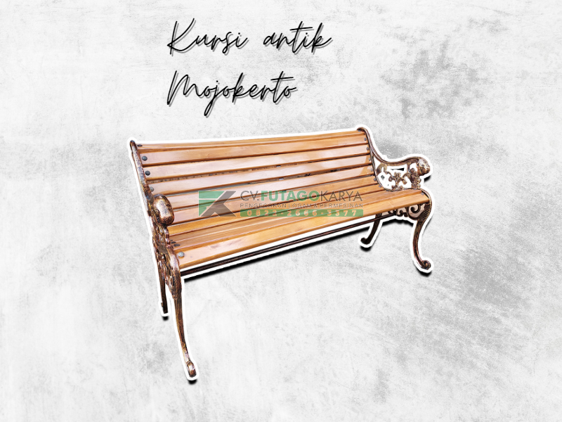 Kursi Antik Besi Cor Tahan Dari Cuaca - kursi antik