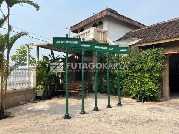Ukuran Tiang Papan Nama Jalan Sesuai dengan Kebutuhan - Futago Karya